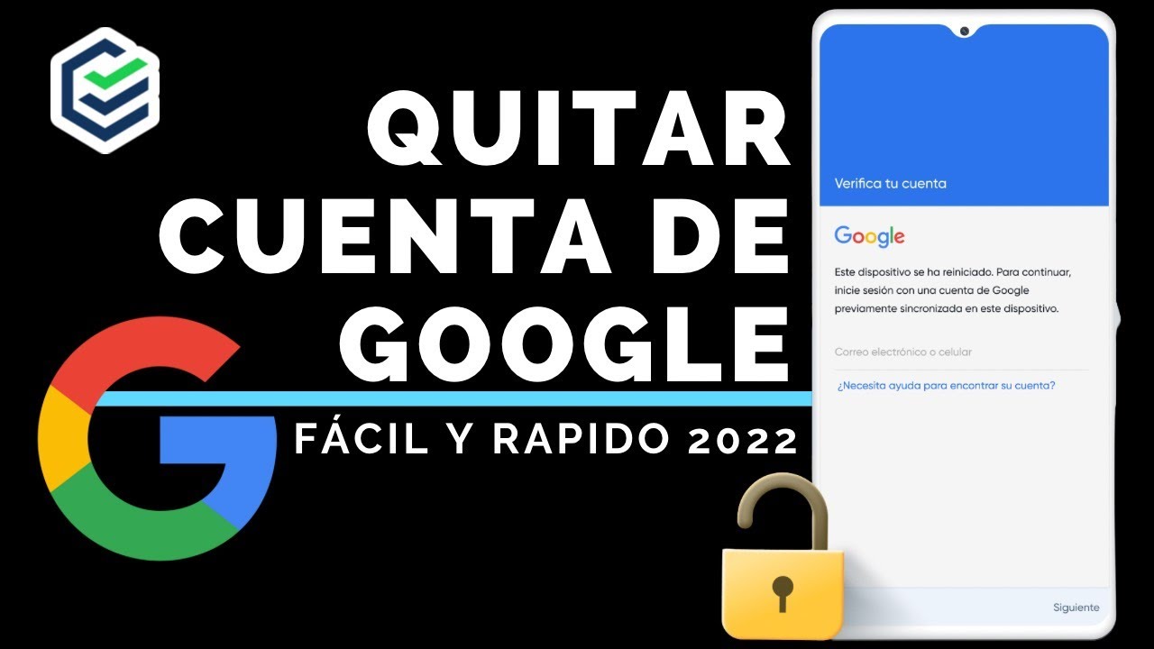 Eliminar cuenta de Google después de resetear a modo de fabrica - YouTube