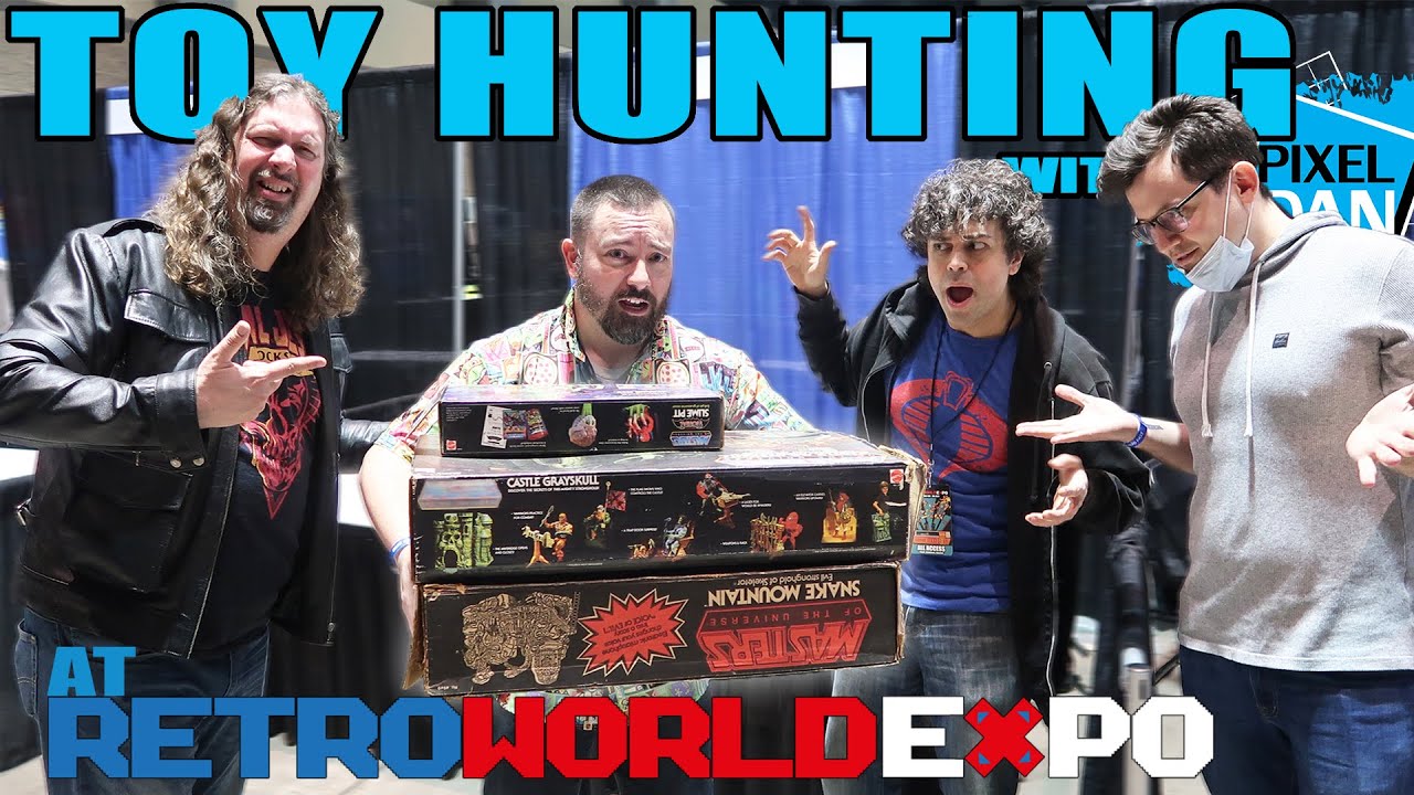 TOY HUNTING with Pixel Dan at RetroWorld Expo 2021 - YouTube