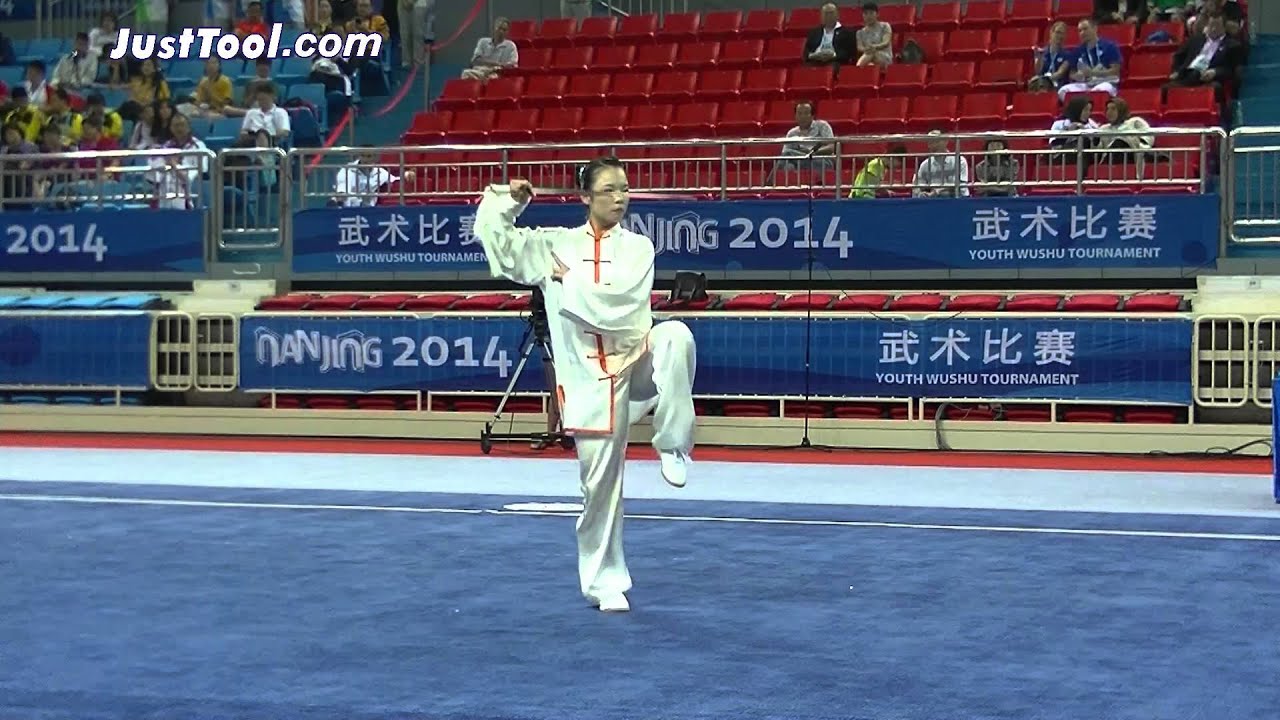 Nanjing 2014 Youth Wushu Tournament - Wushu (Taolu) - Women's Taijijian ...