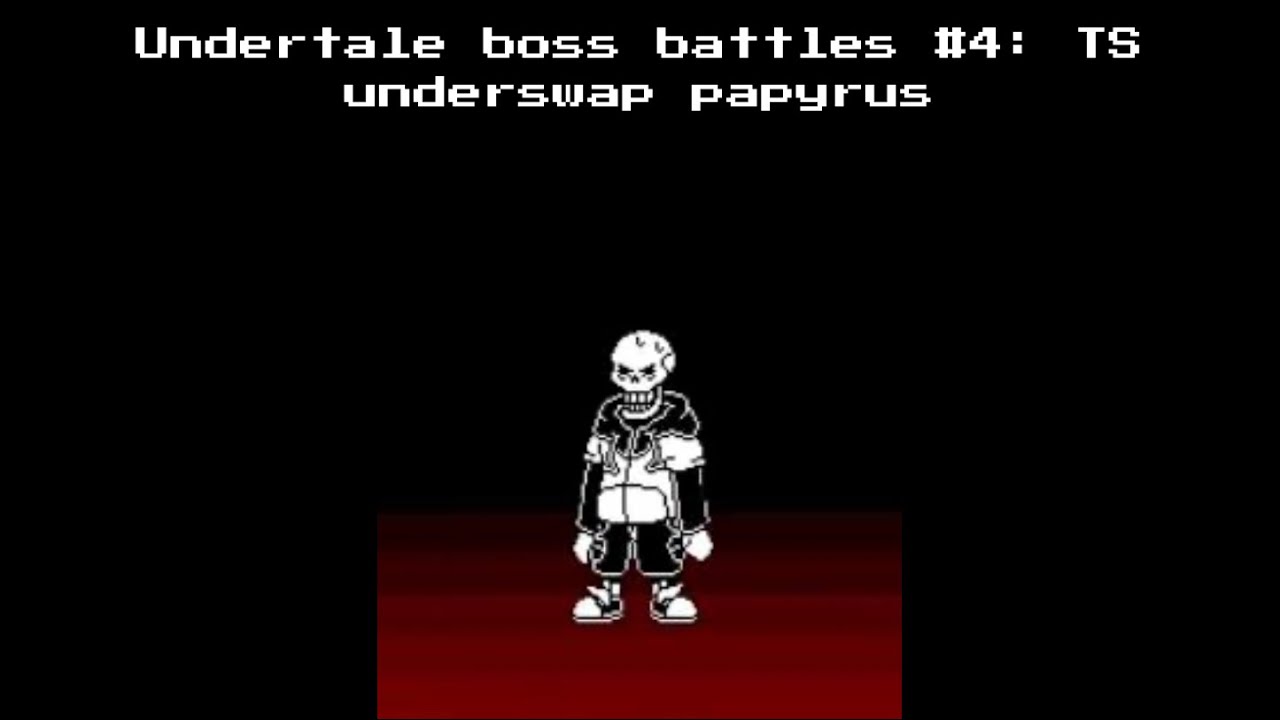 Undertale boss battles #4: TS underswap - YouTube