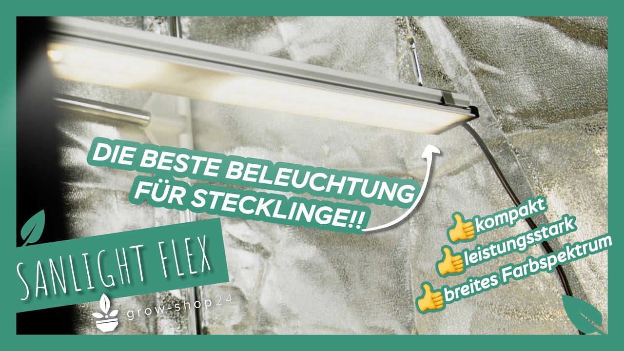 Sanlight Flex Grow LED Beleuchtung Made in Österreich - YouTube