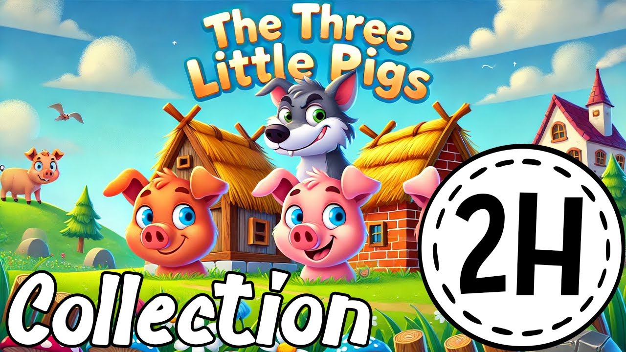 The Three Little Pigs 2 HOURS Collection | KittyCatCollection | Read ...
