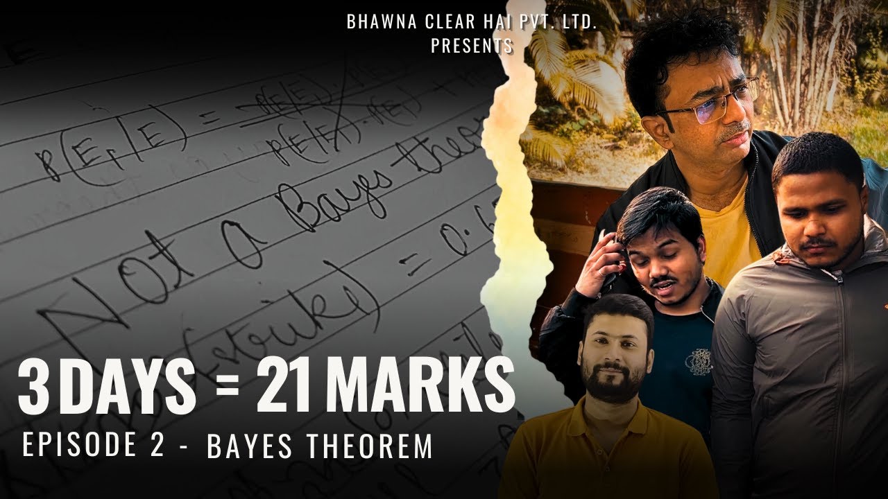 3 Days = 21 Marks Episode-2 | Bayes Theorem Class 12 NCERT Example 15 # ...