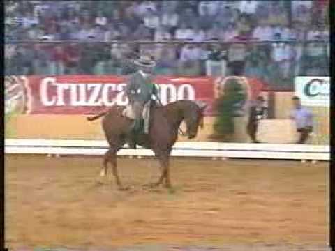Don Joaquin Olivera Peña con Turronera Final Cpto España 2003 doma ...