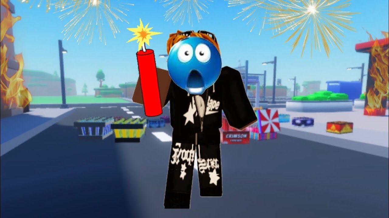LIGHTING 50 FIREWORKS ON ROBLOX - YouTube