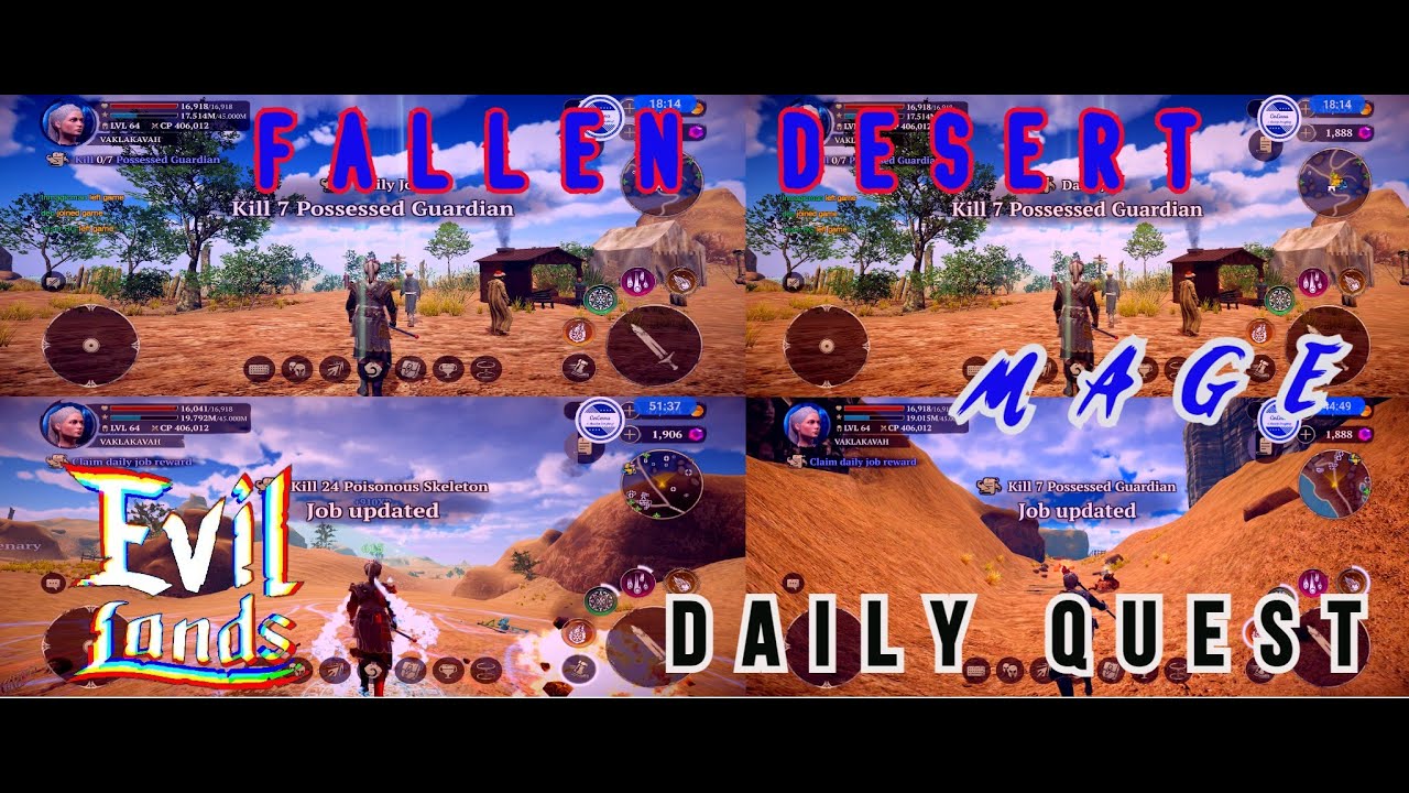 MAGE IN DAILY QUEST (3 JOBS) 🧝‍♂️ EVIL LANDS 🪄 01192022 🏜️ BEST ONLINE ...