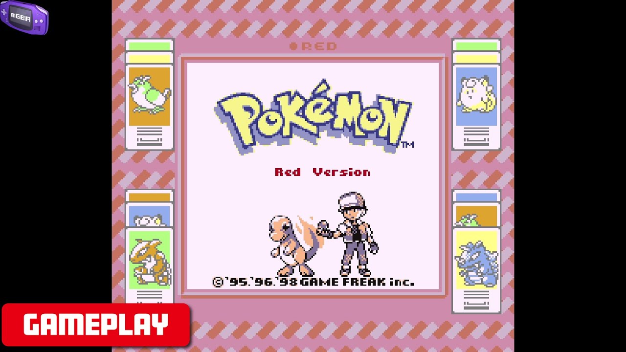 Pokémon Red Version mGBA Gameplay - No Commentary (Fan Requested) - YouTube