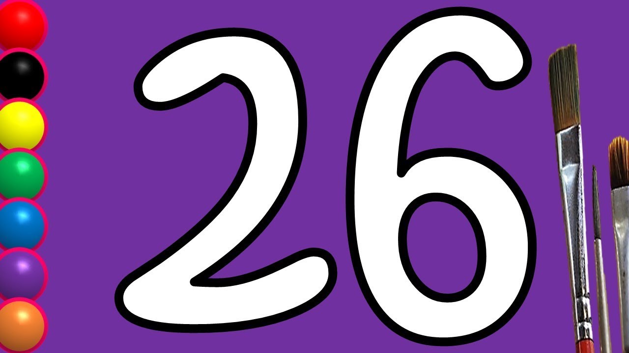 learn colors 26 numbers Drawing colours for kids children Surprise toys ...