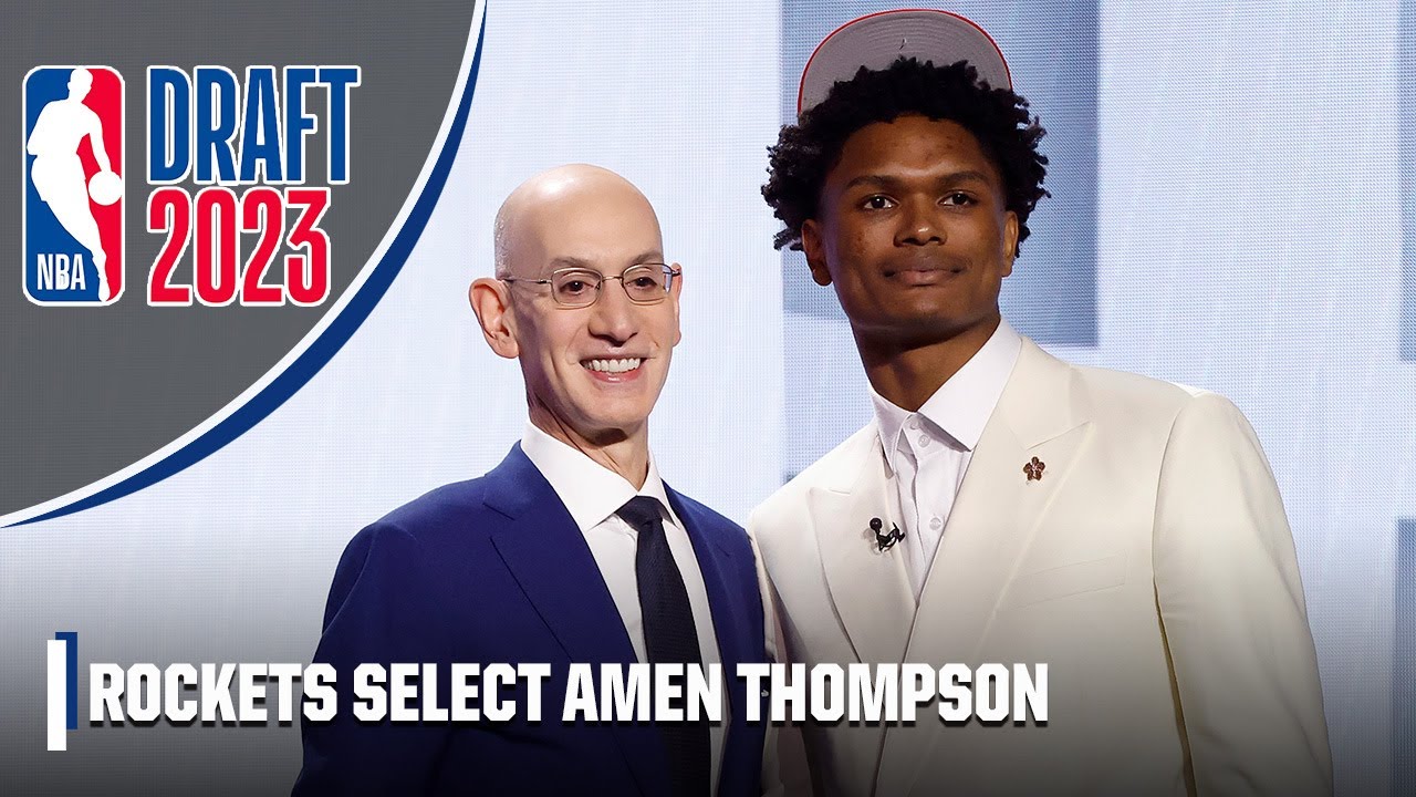 The Houston Rockets select Amen Thompson with No. 4 overall pick | 2023 ...
