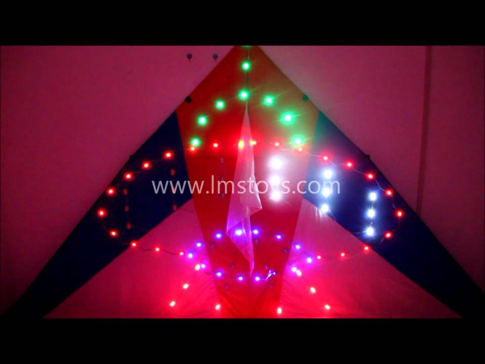 UFO LED Kite - YouTube