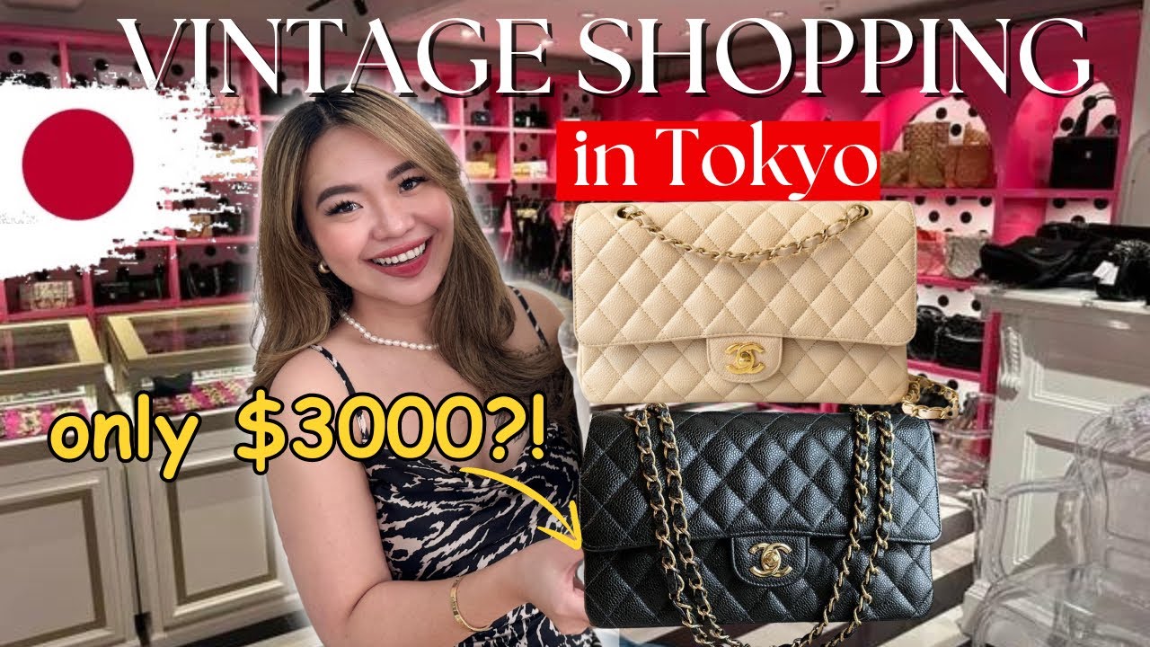 Vintage Designer Shopping in Japan!🇯🇵 Hunt for a perfect Chanel handbag ...