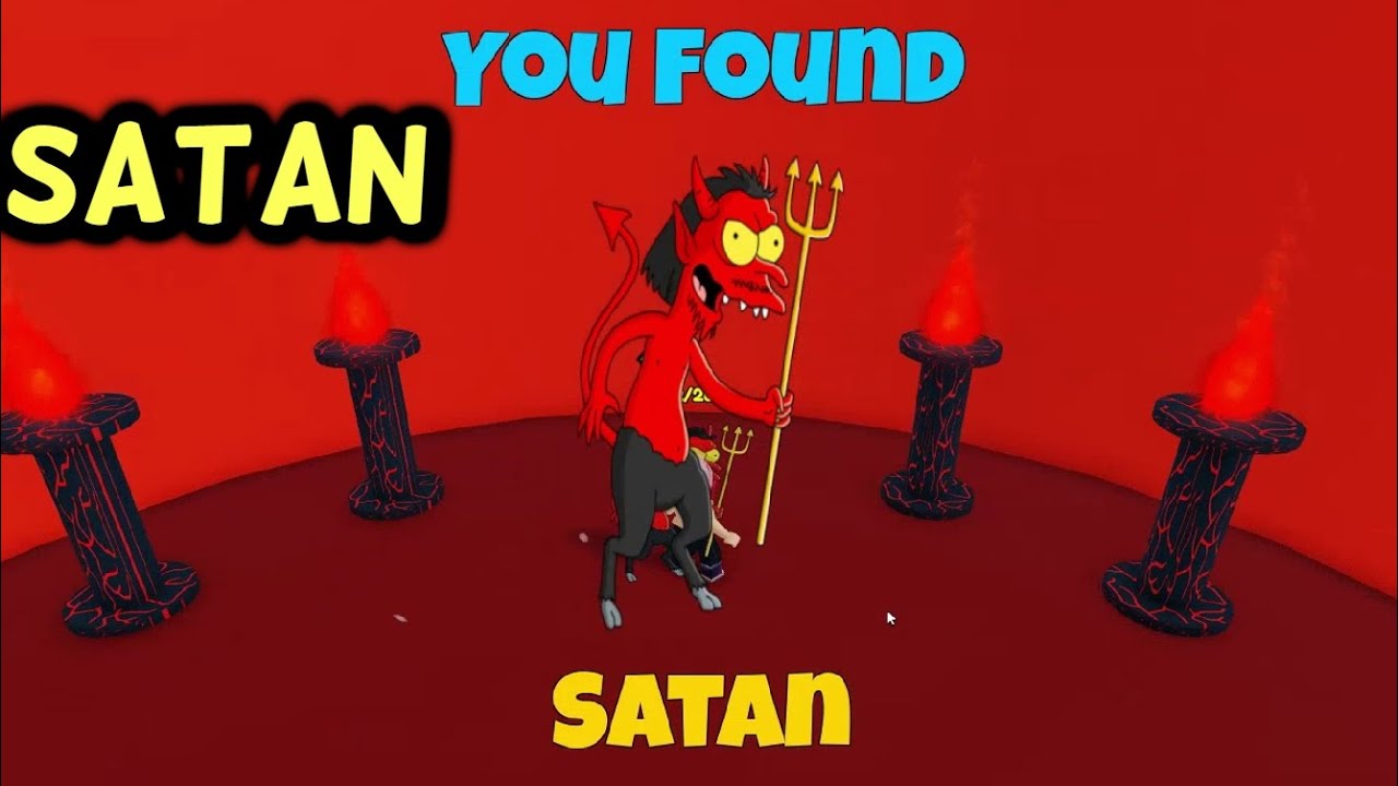 How to Get SATAN in FIND THE SIMPSONS Roblox - YouTube