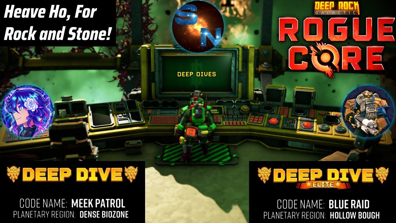 Deep Rock Diving!! | Deep Rock Galactic & DRG Rogue Core - YouTube