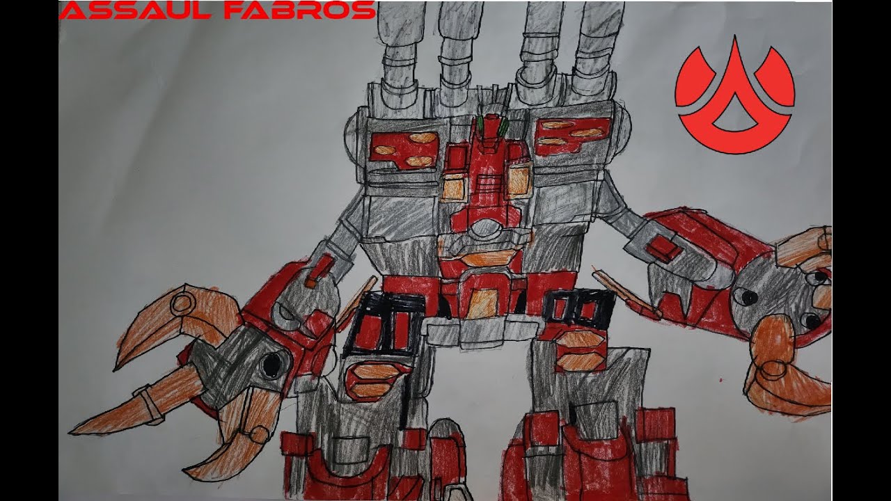boss designs how to draw assaul farbros - YouTube