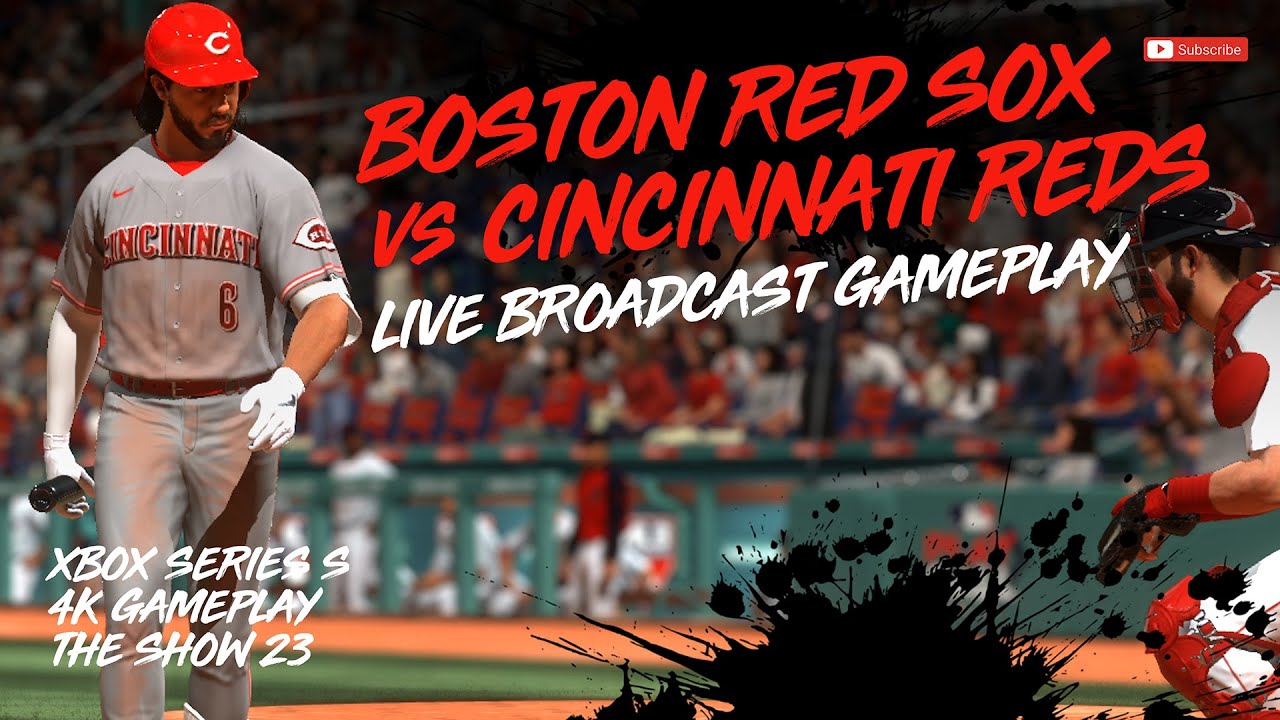 ⭐CINCINNATI REDS vs BOSTON RED SOX // LIVE MAJOR LEAGUE BASEBALL ...