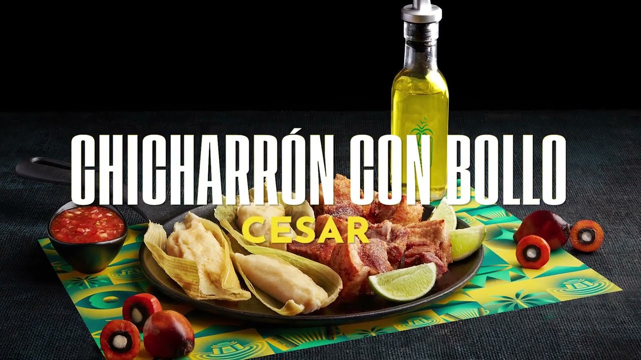 #Cesar Receta chicharrón con bollo - YouTube