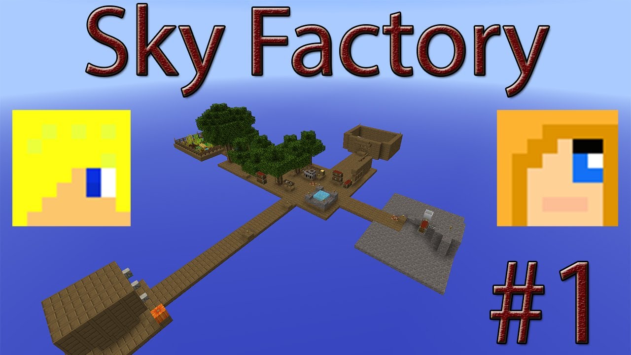 Sky Factory #1: Living on Treetops - YouTube