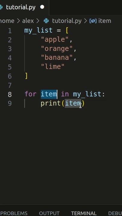 Python List Iteration #shorts #python #programming - YouTube