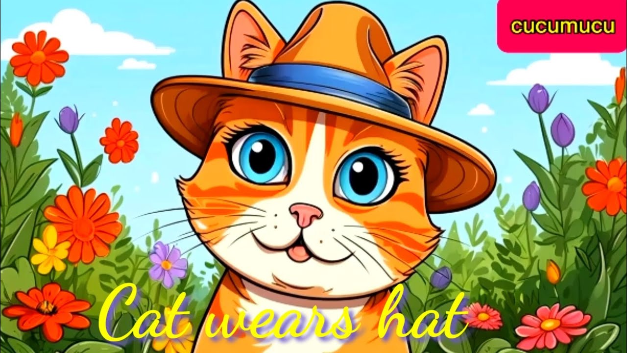 The Cat in the Hat Nursery Rhyme | Fun and Playful Song for Kids|Kids ...