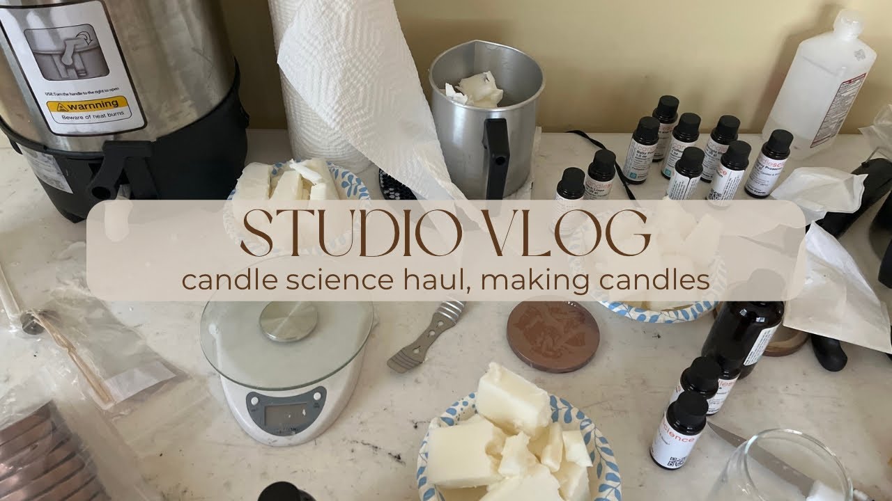 New Candle Studio Setup, Candle Science Fragrance Haul, Batch Making ...