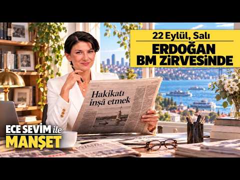 🗞️ 22 Eylül Manşetleri: Cumhurbaşkanı Erdoğan BM Genel Kurulu İçin ABD'de | Ece Sevim ile MANŞET