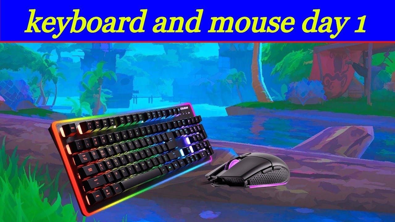 My Keyboard And Mouse Day 1 Progression... - YouTube