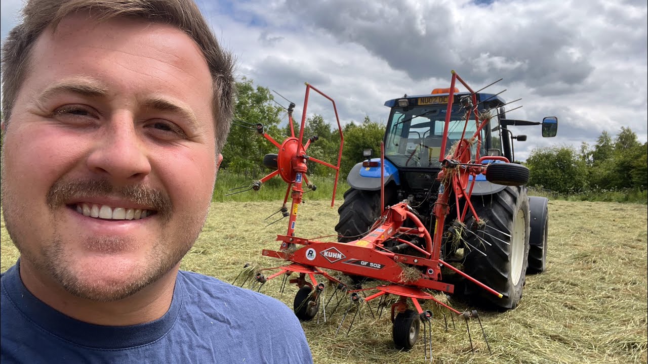 HAPPY WITH THE NEW TEDDER!!! A good buy for the farm - YouTube