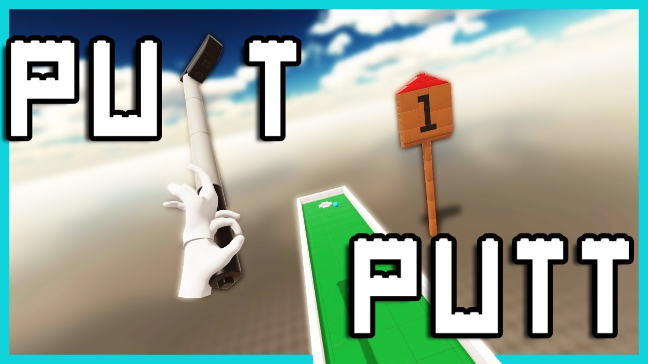 I Built a Mini Putt Course out of Legos in VR || Blockworks - YouTube