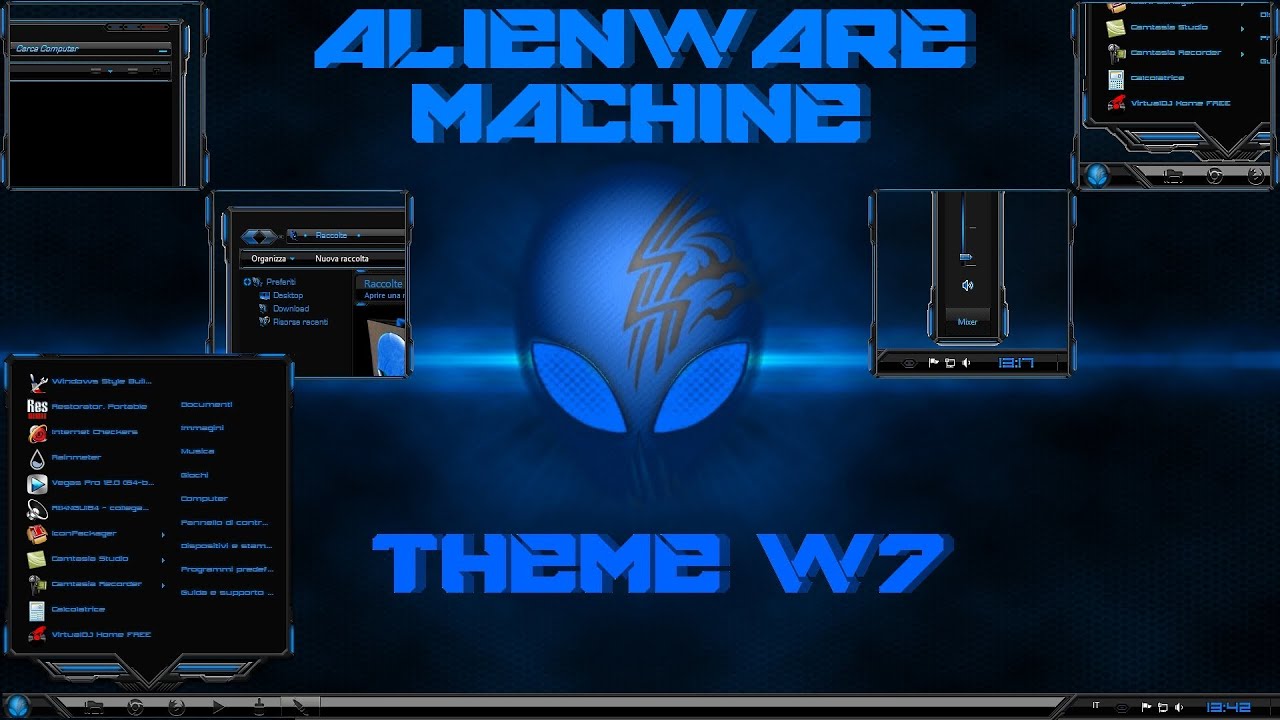☣ALIENWARE MACHINE☣ [THEME W7 2014] - YouTube