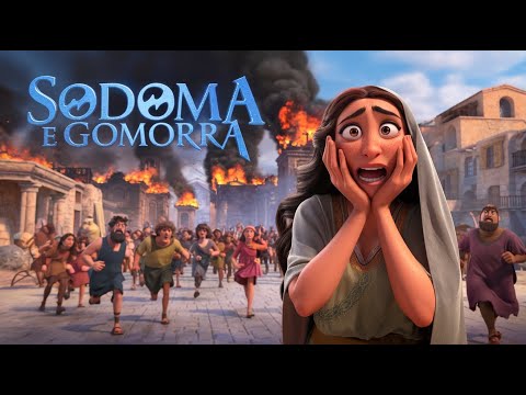 Sodoma e Gomorra-  A Destruição | historinhas biblicas infantis para ensinar crianças sobre jesus