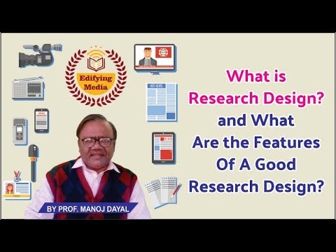 What is Research Design and What are the Features of a Good Research ...