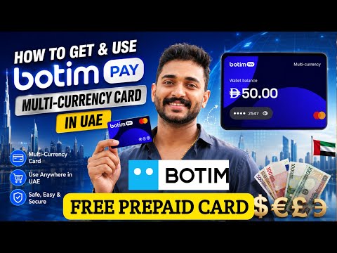 How to Get and Use Botim Multi-Currency Card in UAE... #botim #money #uae