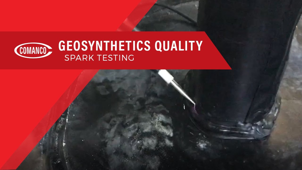Spark Testing for Geosynthetics - YouTube