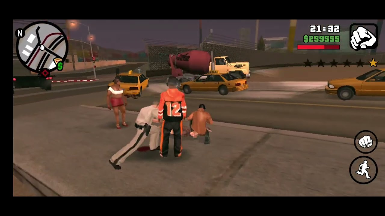 gta sa police officer vs npc - YouTube