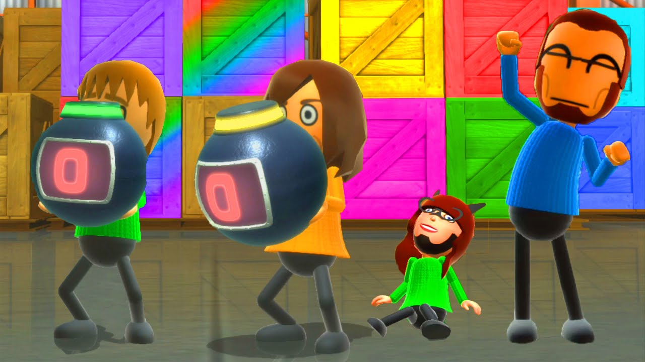 Wii Party U Minigames Dojo Domination Iron Man Gameplay ( Master ...