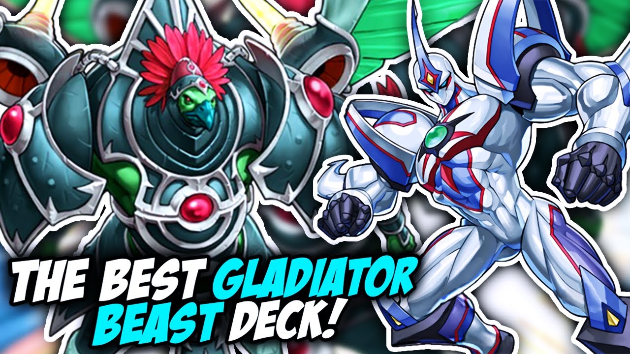THE BEST GLADIATOR BEAST DECK! Gladiator Beast Gyzarus & Elemental HERO ...