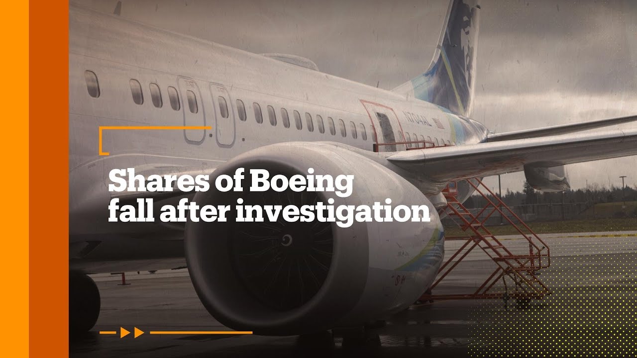 Boeing shares fall as airlines find loose hardware on 737 Max - YouTube