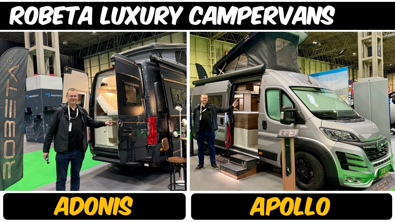 The Luxurious ROBETA ADONIS & APOLLO Campervans - YouTube