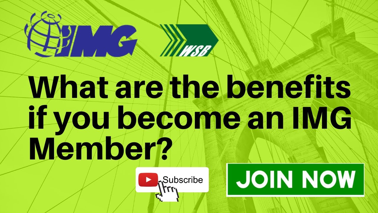 What are the benefits if you become an IMG Member? - YouTube