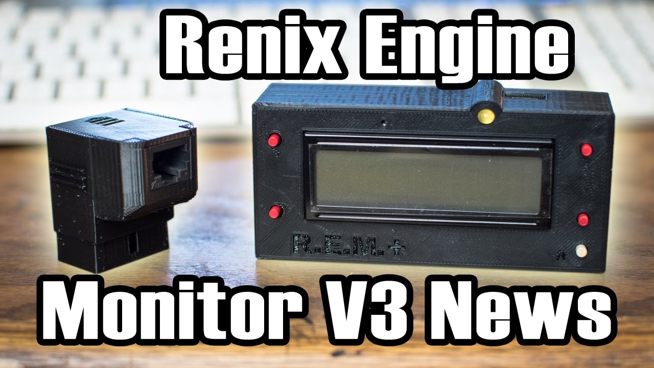 Renix Engine Monitor V3 Reveal and Future Ideas - YouTube