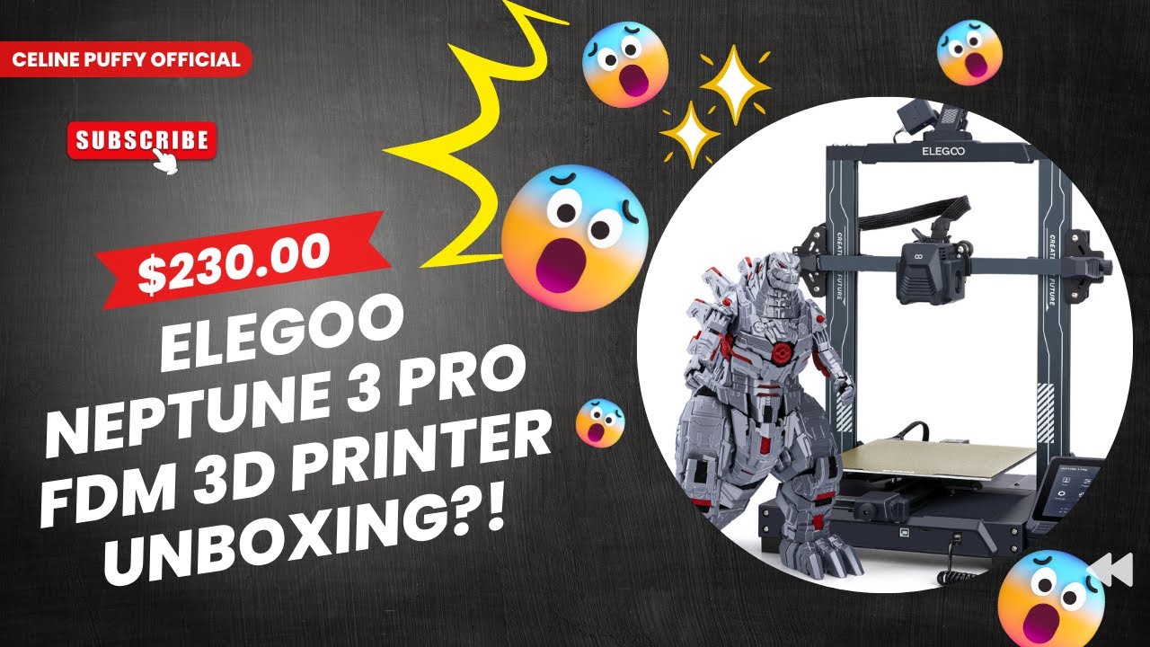 UNBOXING | ELEGOO NEPTUNE 3 PRO FDM 3D PRINTER - YouTube