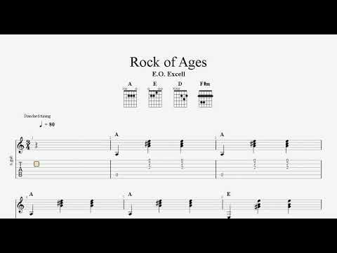 Rock of Ages | Hymn | Worship Song | Devotional Song | Guitar TAB ...