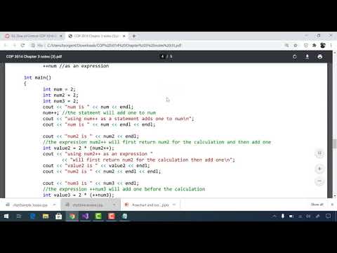 COP 3014 chpt 3 (video 2) loops - YouTube