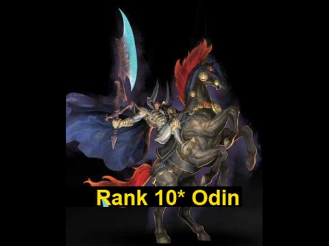 Final Fantasy explorers - Odin 10* Vs Dragoon - YouTube