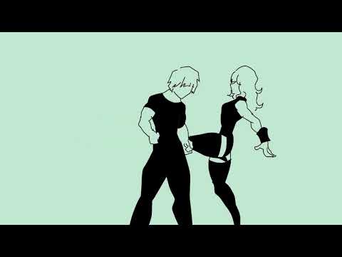 Girl Headscissor animation