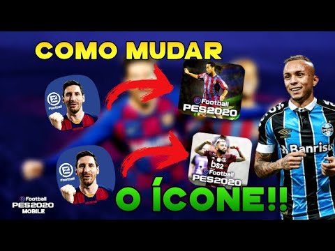 COMO COLOCAR ÍCONE PERSONALIZADO NO SEU PES 2020 Mobile!! - YouTube