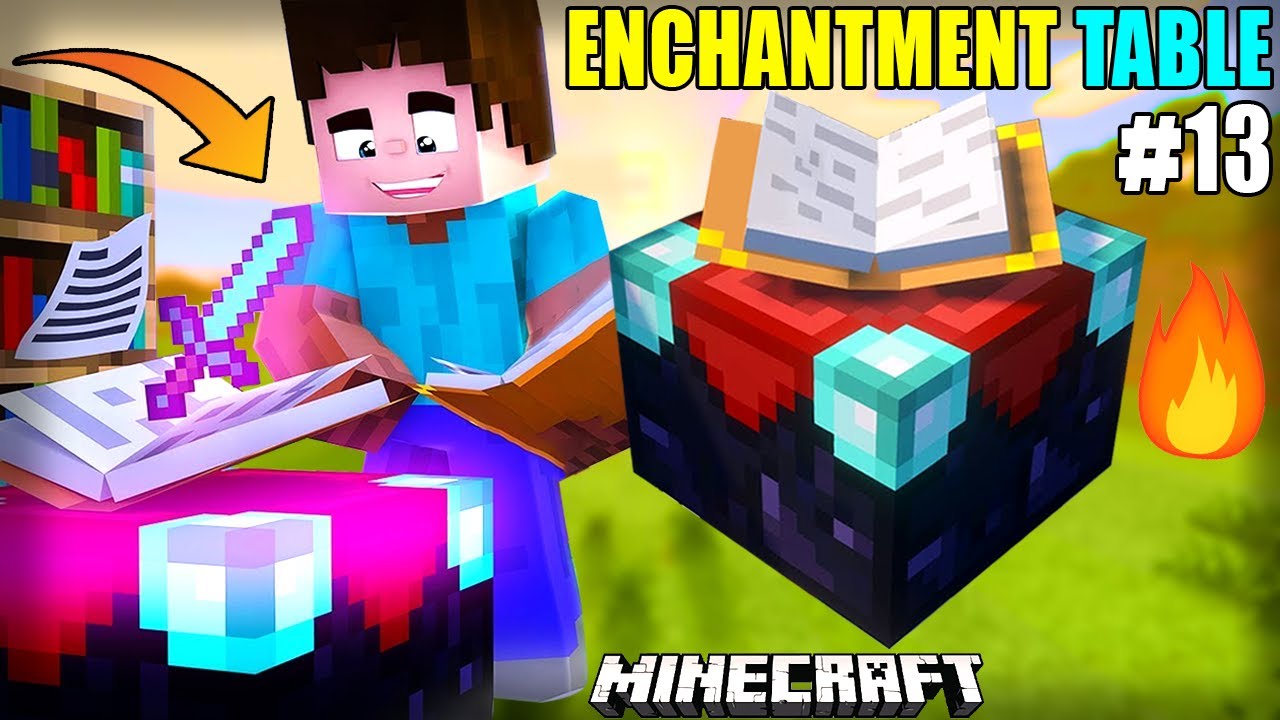 I MADE ENCHANTING TABLE FOR MAKING MY ARMOUR & WEAPONS STRONGER ...