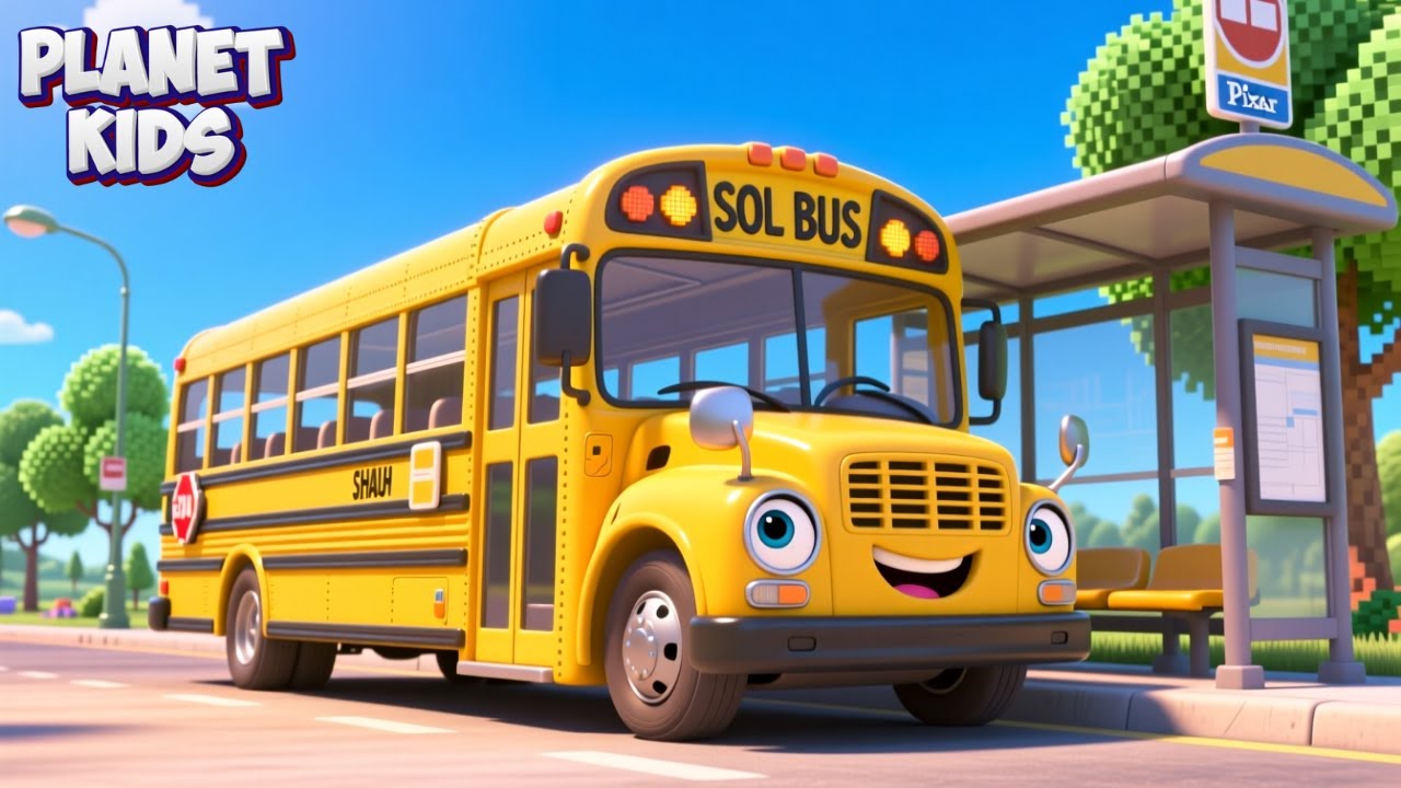 Beep Beep! Yellow School Bus | Fun Kids Song for Children - YouTube