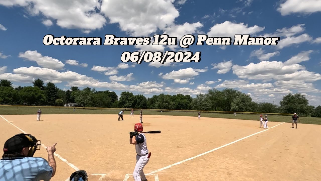 Octorara Jr Braves 12u @ Penn Manor - YouTube