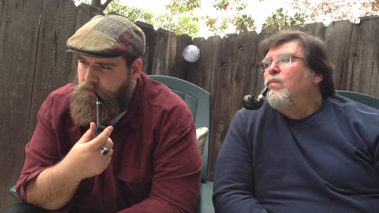 Cloudy pipe smoke with Dad - YouTube